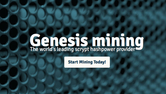 Genesis Mining: A Cloud Scrypt Mining Provider | Bitcoinist.com