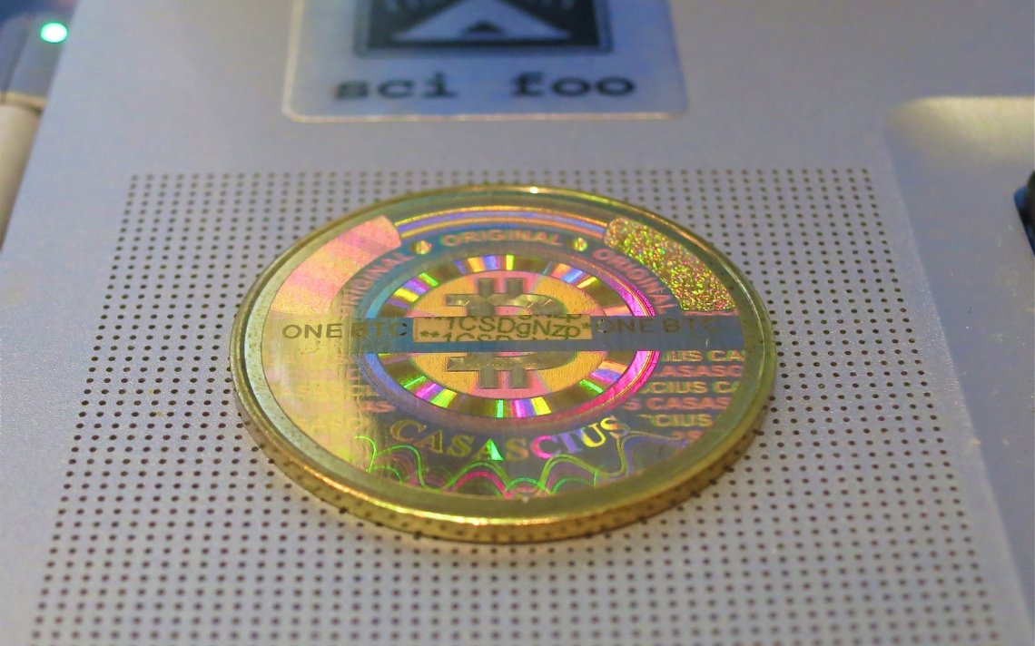 Big Money! Casascius 1 BTC Coin Sells for $28,700 | Bitcoinist.com