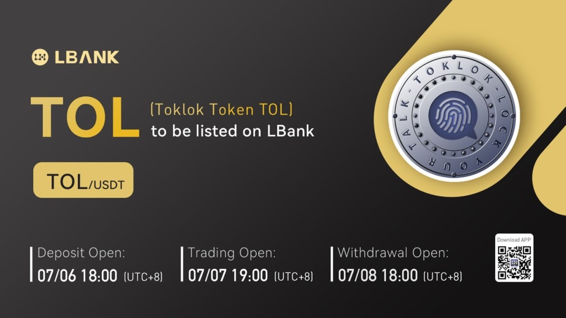 TokLok (TOL) Is Now Available for Trading on LBank Exchange | Bitcoinist.com