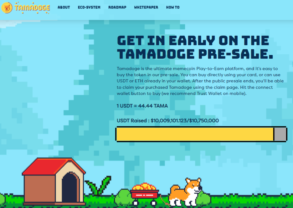 Tamadoge Raises $10m - is it the Best Memecoin? | Bitcoinist.com