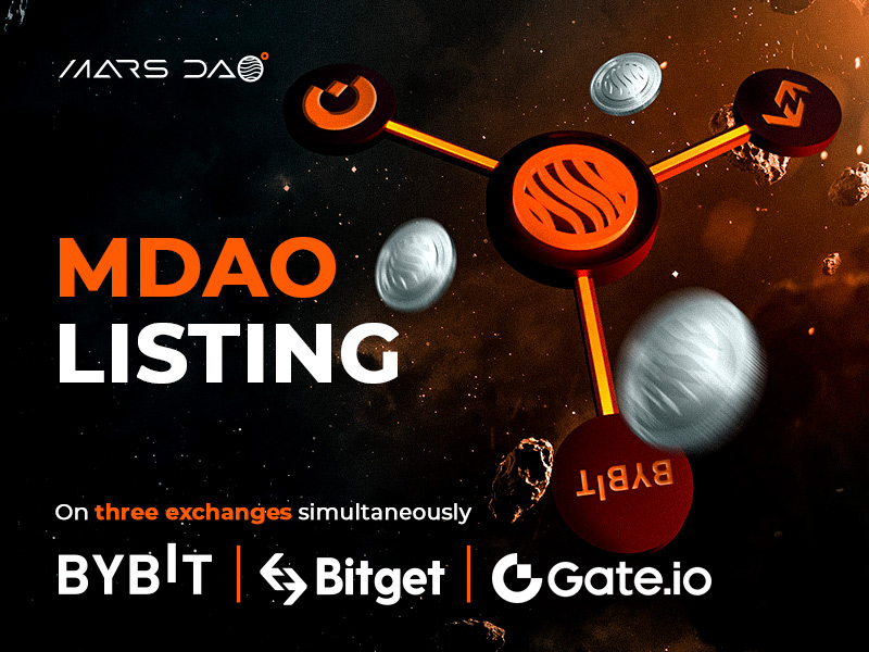 MarsDAO Ecosystem Celebrates MDAO Token Listing on Bybit, Bitget, and ...