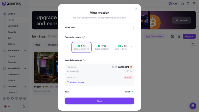 Mining BTC With NFTs: GoMining Review 2024 | Bitcoinist.com