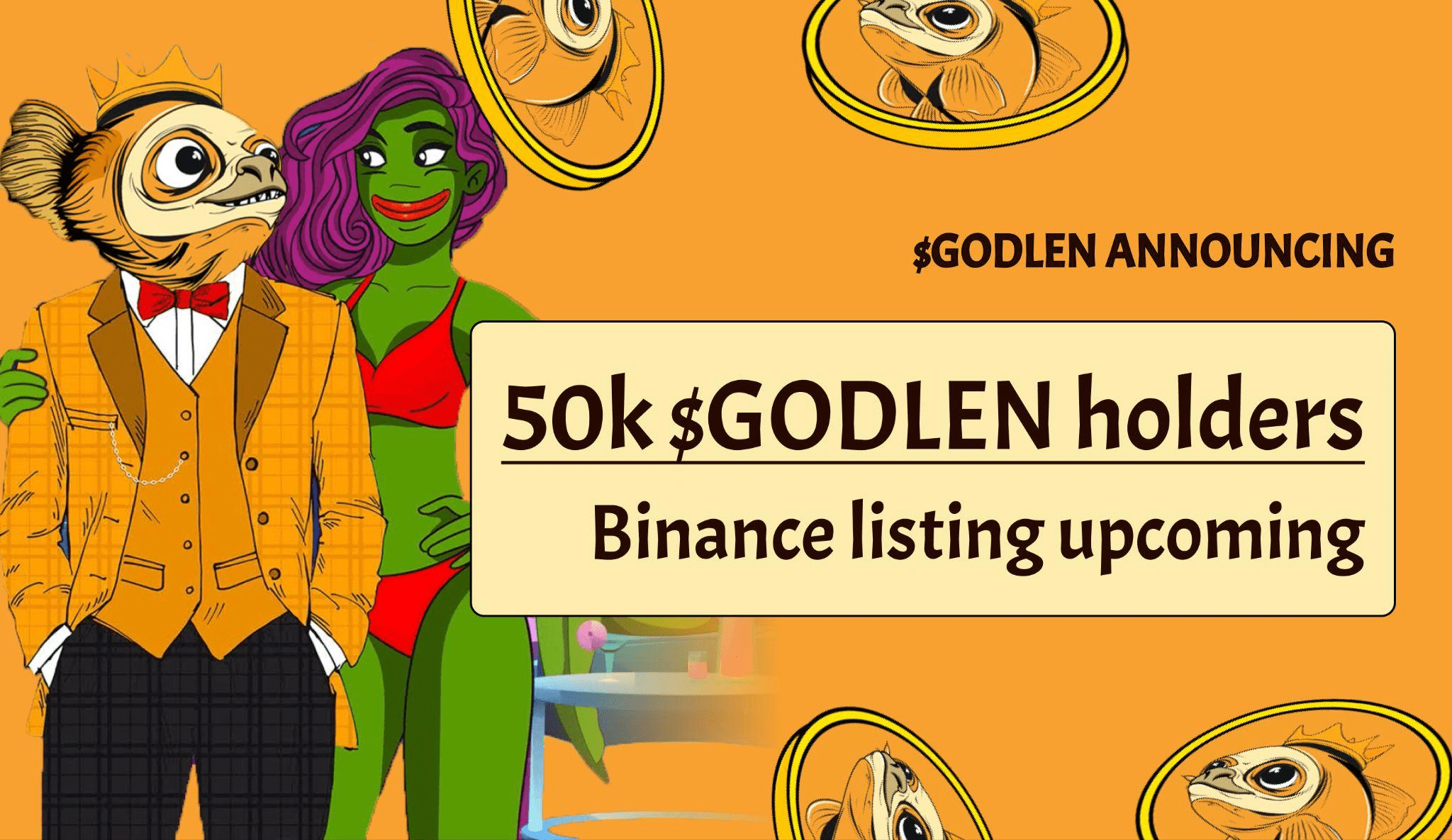 10,000% Potential for the First: Godlen Fish Takes the Meme Coin World ...