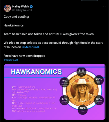 Crypto Detective Accuses ‘Hawk Tuah’ Girl Of Memecoin Scam