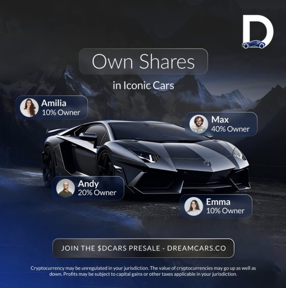 $DCARS Token Presale Nears Goal: How Dreamcars Merges Blockchain and ...