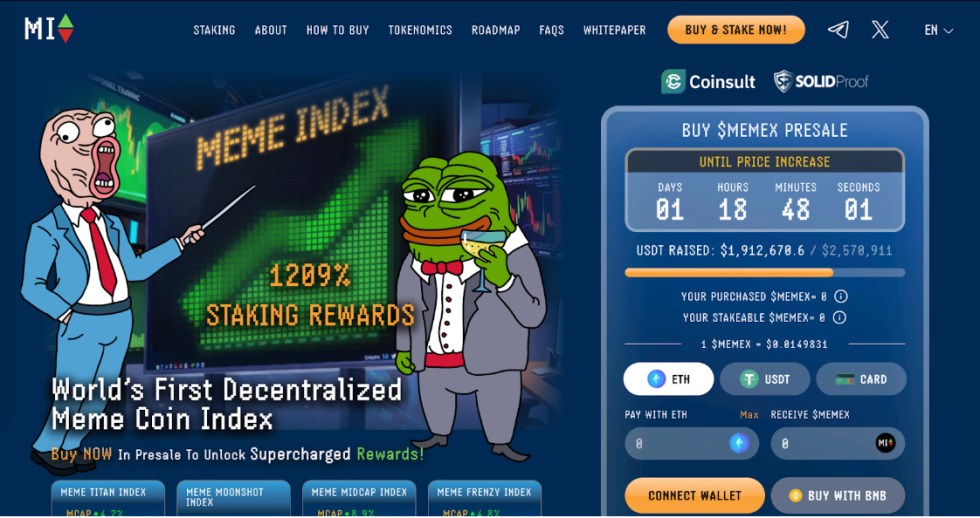 New Meme Coins on Presale With Great Profit Potential 2025