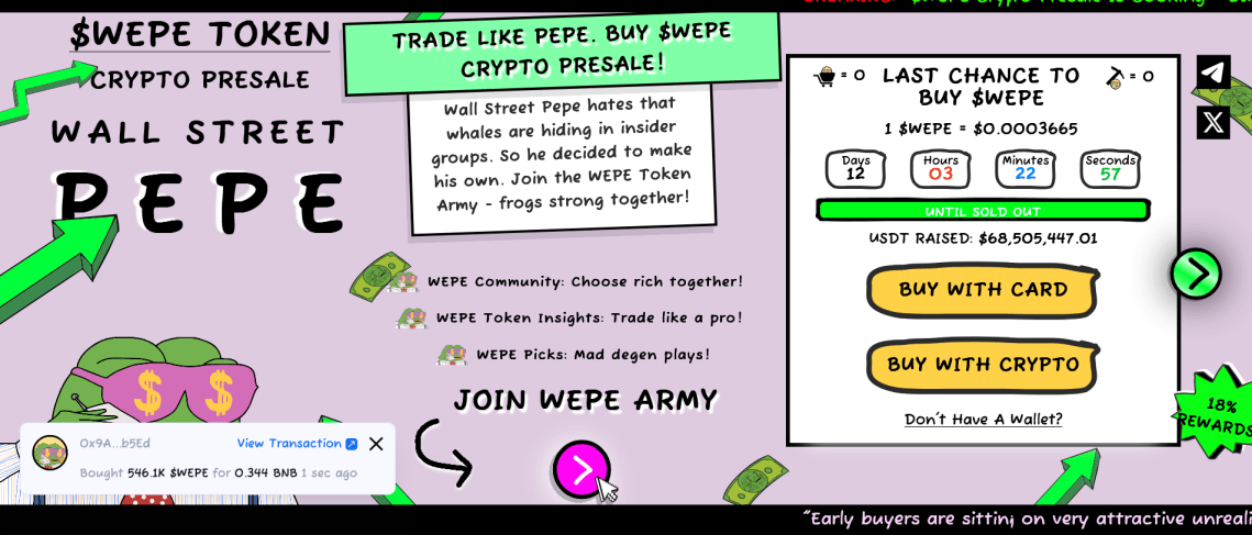 Is a Bitcoin Reserve Coming, and Can $WEPE 100x?