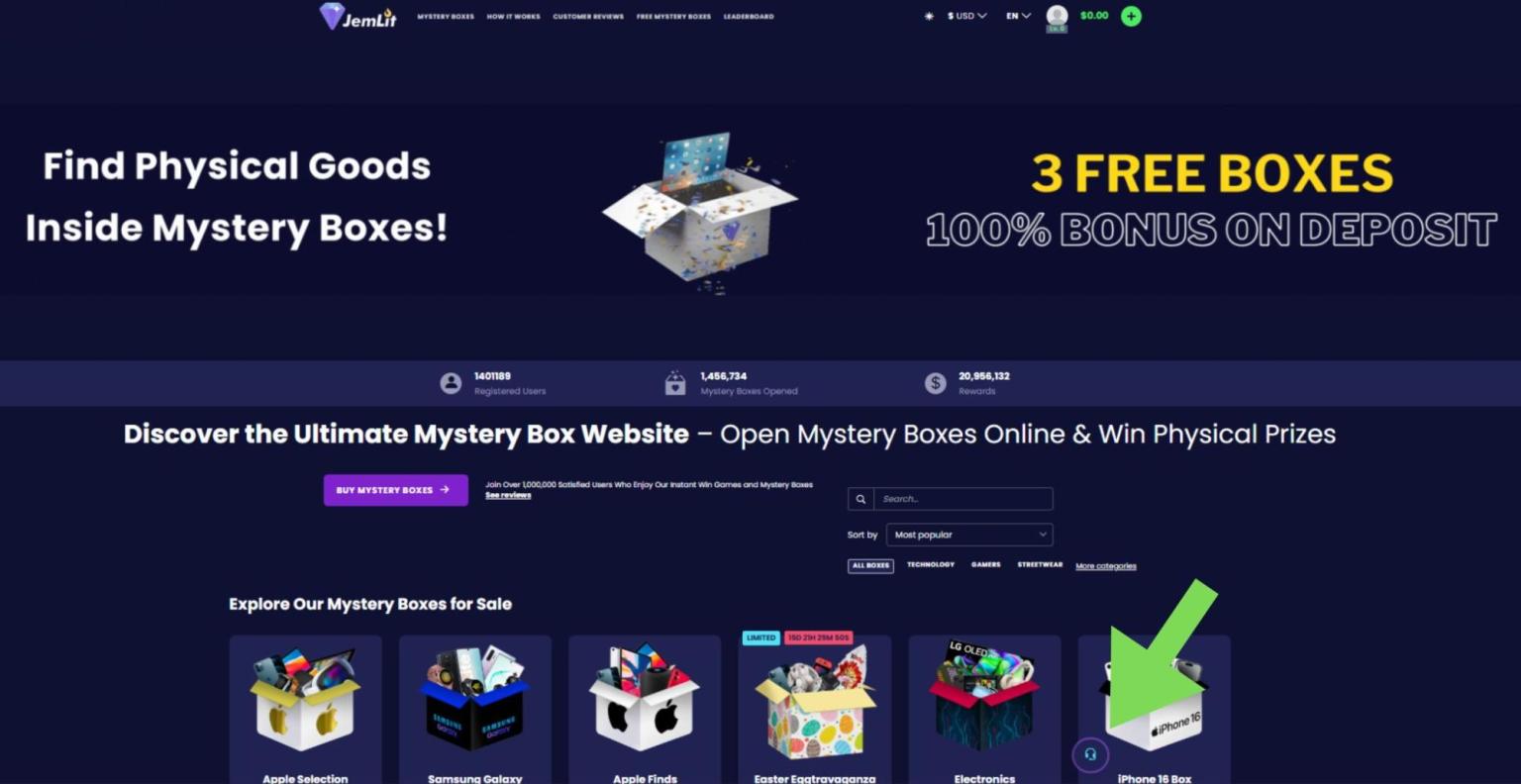 Full JemLit Review – The Best Mystery Box Website in 2025?