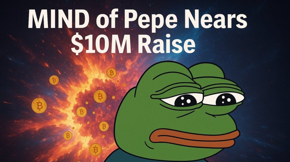 MIND of Pepe Presale Nears $10M Raise. Can This Pepe the Frog AI Meme Coin Explode?