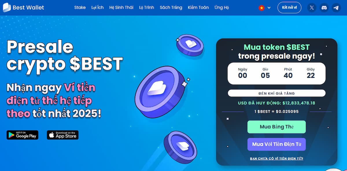 Best Wallet Token – Presale Chỉ Còn 8 Ngày, Đã Gọi Vốn 17,2 Triệu USD