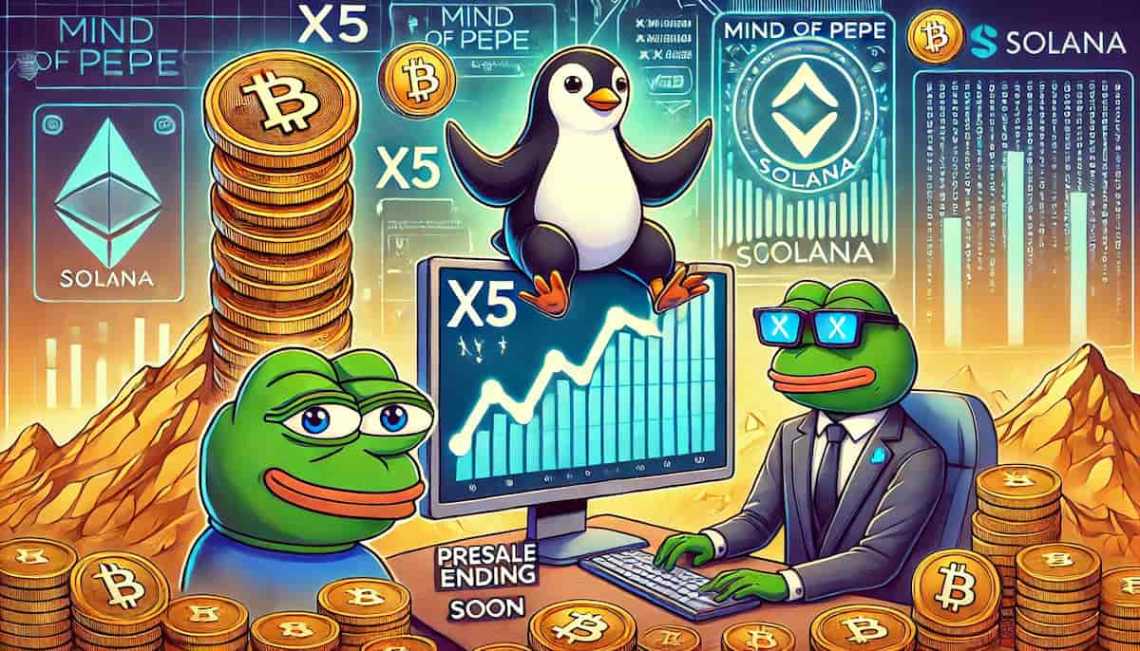 Meme coin tiềm năng 2025 – Pudgy Penguins và MIND of Pepe