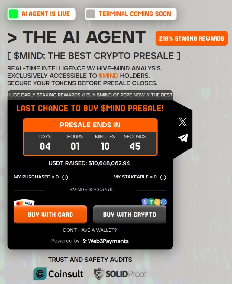MIND of Pepe AI Agent Presale Ends in Four Days: Here's Why It Might ...