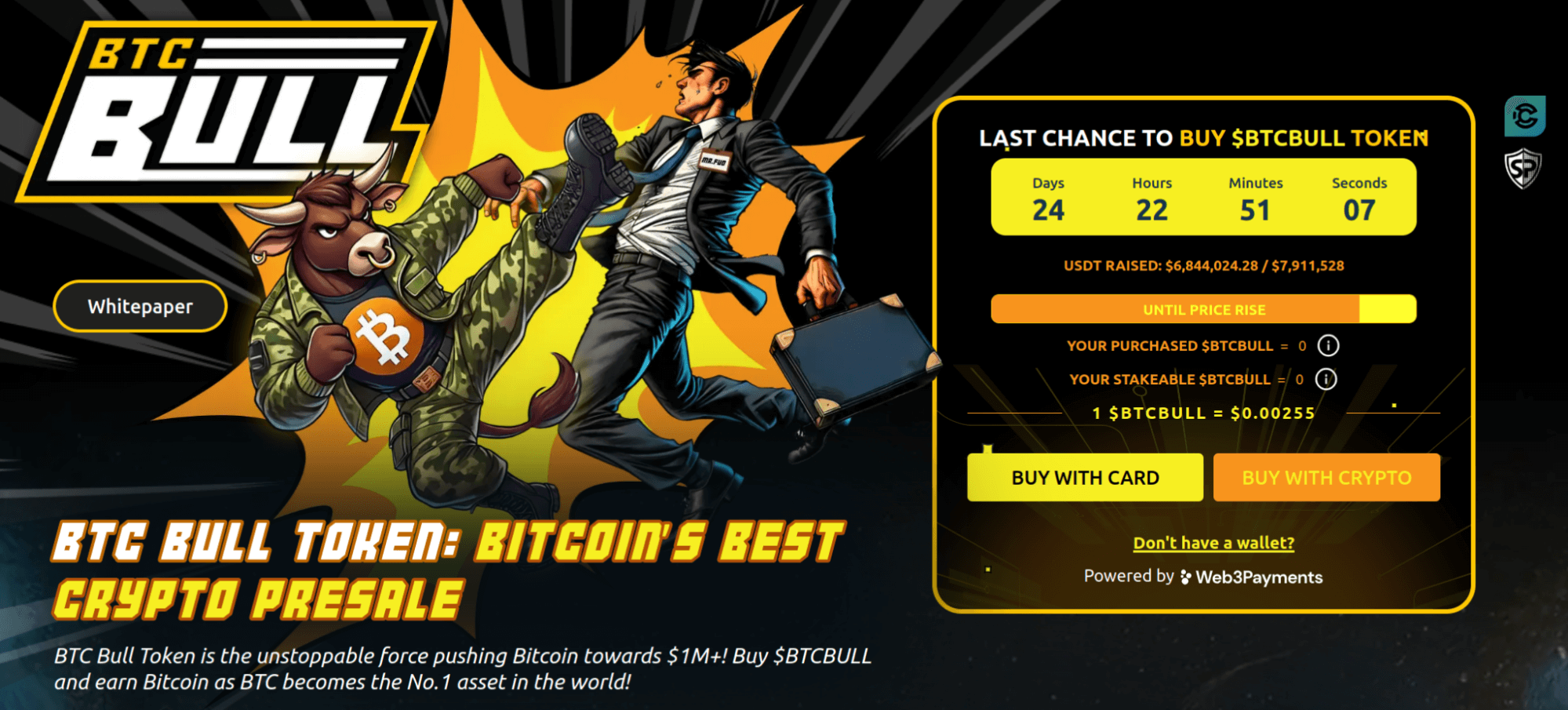 What Is BTC Bull Token: The Meme Coin with $BTC Airdrops