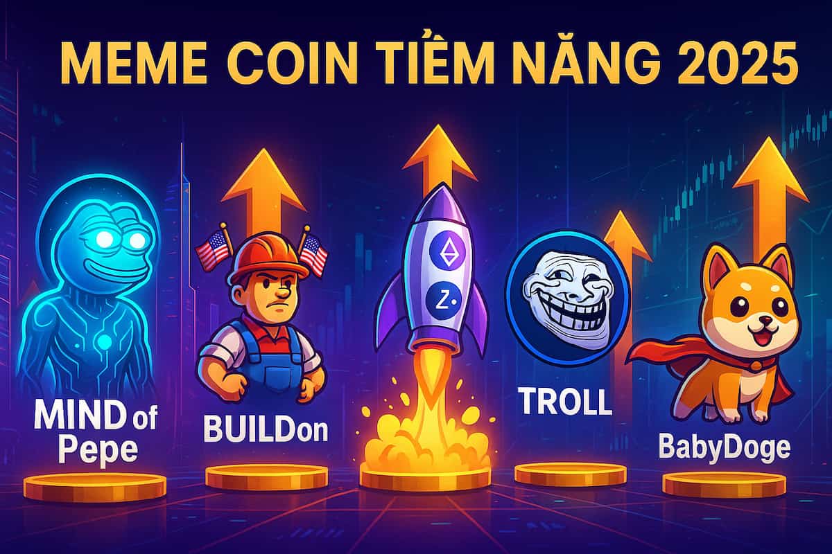 Meme coin tiềm năng 2025: 6 dự án có thể x1000