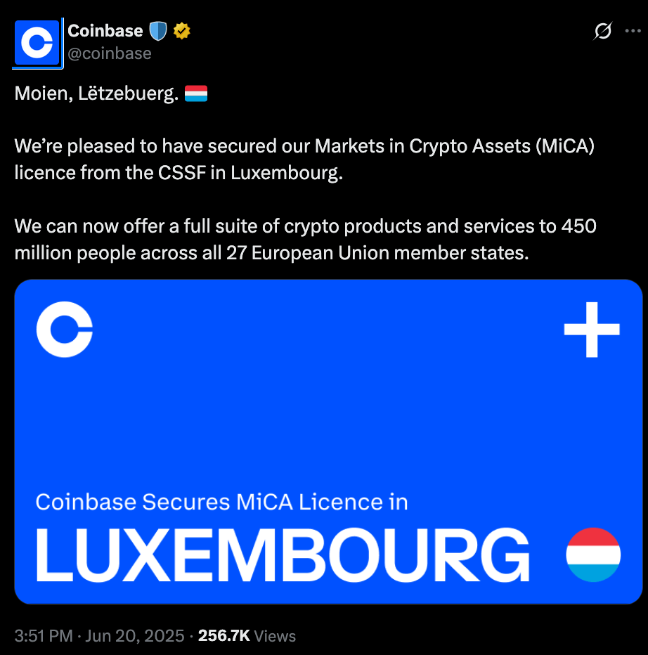 Best Altcoins to Watch After Coinbase’s MiCA License Shakes Up the EU Crypto Market