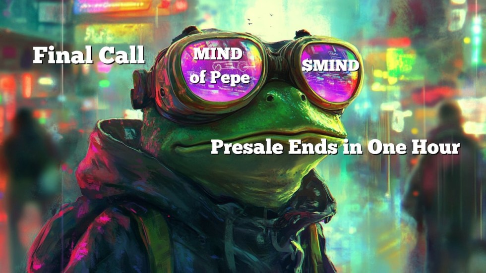 MIND of Pepe Presale Ends in One Hour: Buy Now to Secure Your Gains