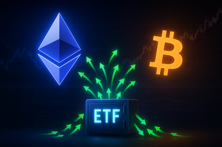 Ethereum ETFs Top BTC For 7 Days In Row As Inflows At $455M