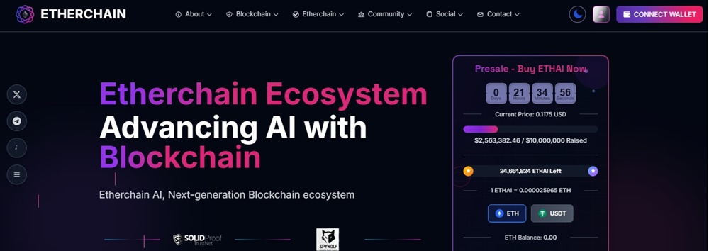 Etherchain AI ($ETHAI) 2025: Dự đoán giá & phân tích
