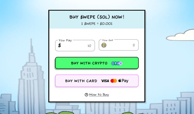 How to Buy Wall Street Pepe ($WEPE) in 4 easy Steps