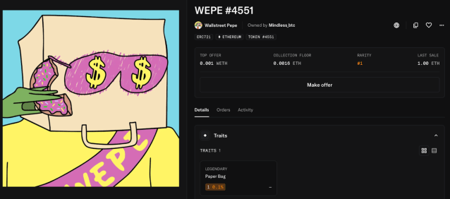 Wall Street Pepe เร่งเผา $WEPE พร้อมขับเคลื่อนสู่ Solana!