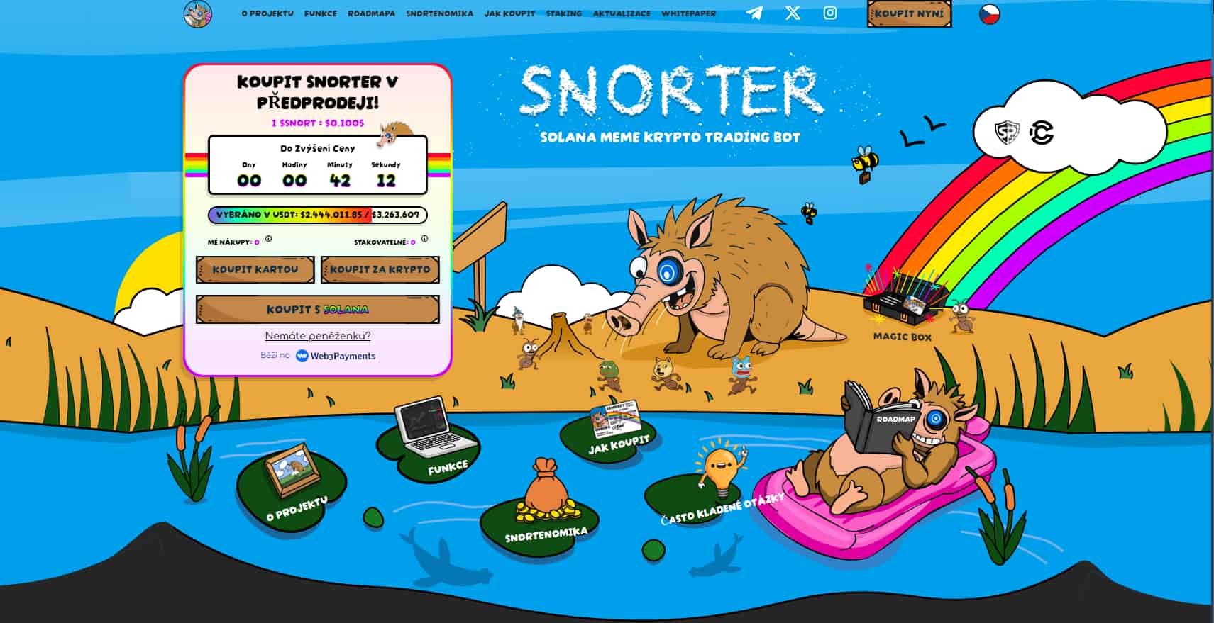 Snorter (SNORT) předstihl XRP a dosáhl nového maxima
